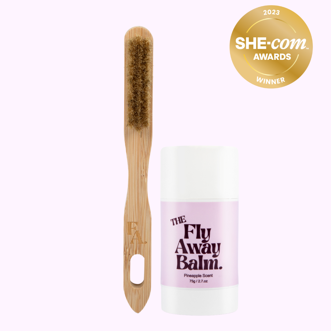 The Fly Away Hair Balm and Dense Brush - Fly Away Package - Fly Aways ...